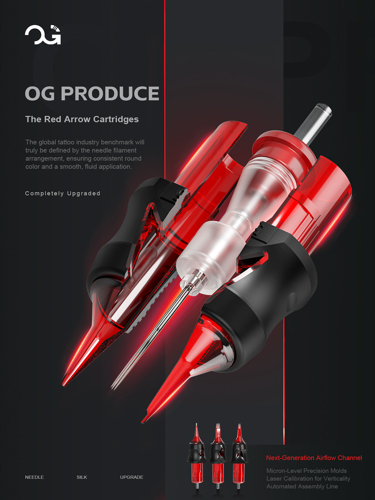 OG PRODUCE | Professional Tattoo Supplies | Tattoo Machine | Cartridge